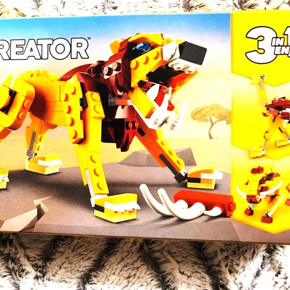 LEGO CREATOR 3 in 1 | Toys | Nwt Lego Set 3 In Creator Wild Lion Bull Ostrich 31112 Discount ...